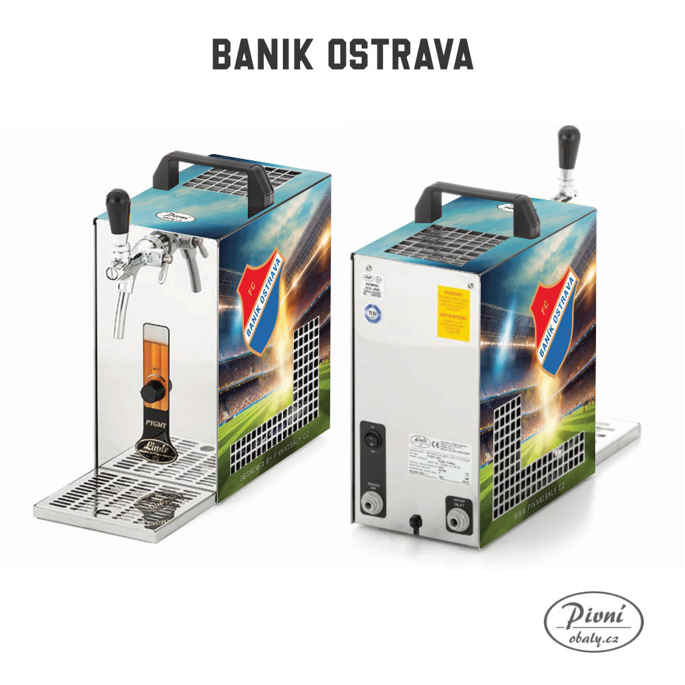 Ochranný designový polep – Baník Ostrava - PivníObaly.cz